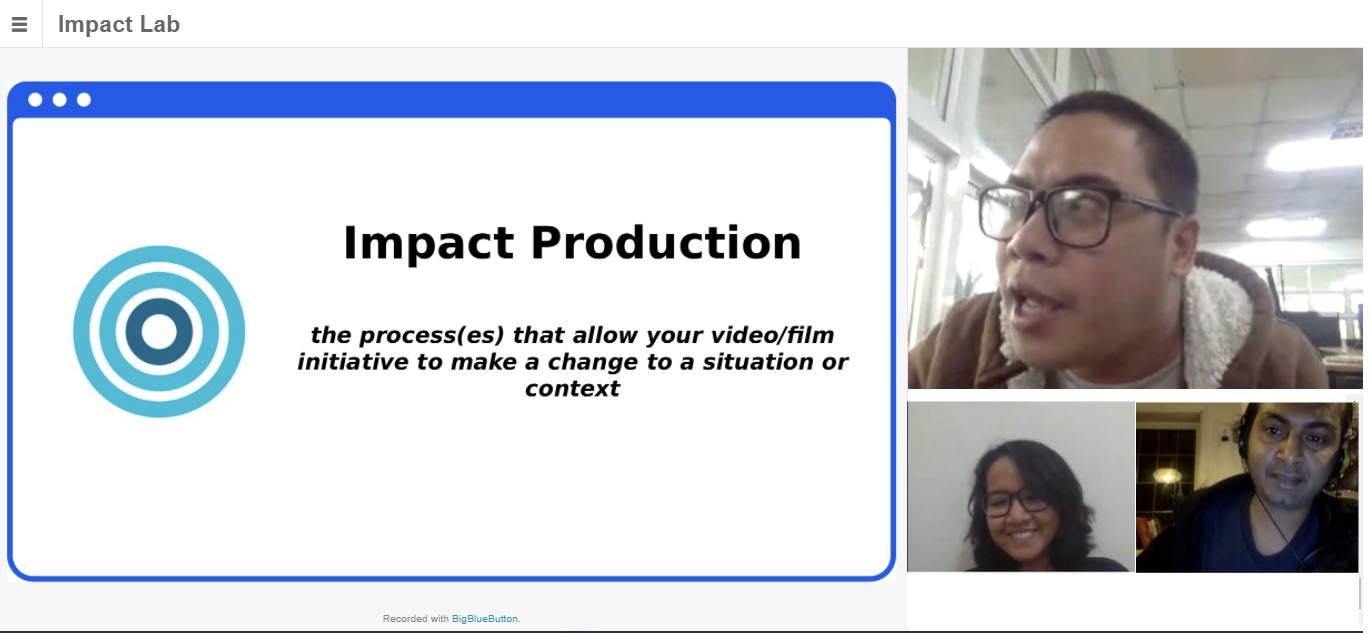 Exploring impact production at the first Video for Change Environmental ...